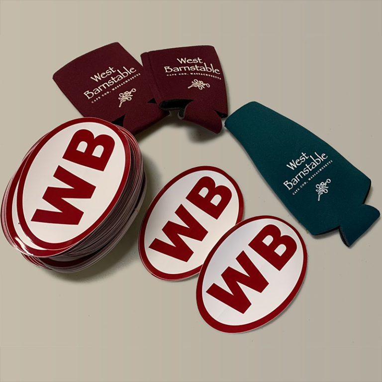 WB Stickers and Koozies - West Barnstable Civic Association