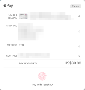 Apple Pay - FriendlySky