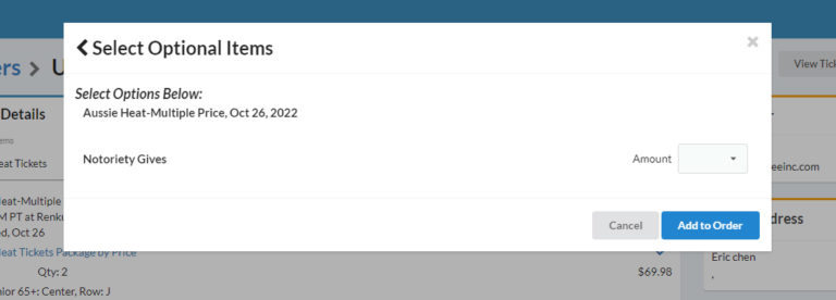 Adding Items To An Order - FriendlySky