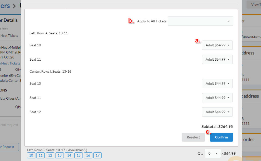 Adding Items To An Order - FriendlySky