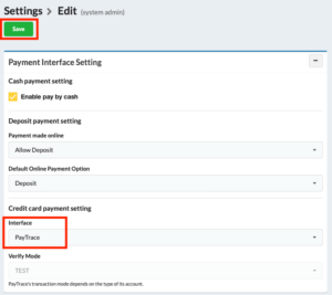 PayTrace Gateway - FriendlySky