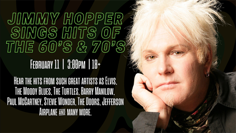 Jimmy Hopper Sings Hits Of The 60’s & 70’s - Notoriety