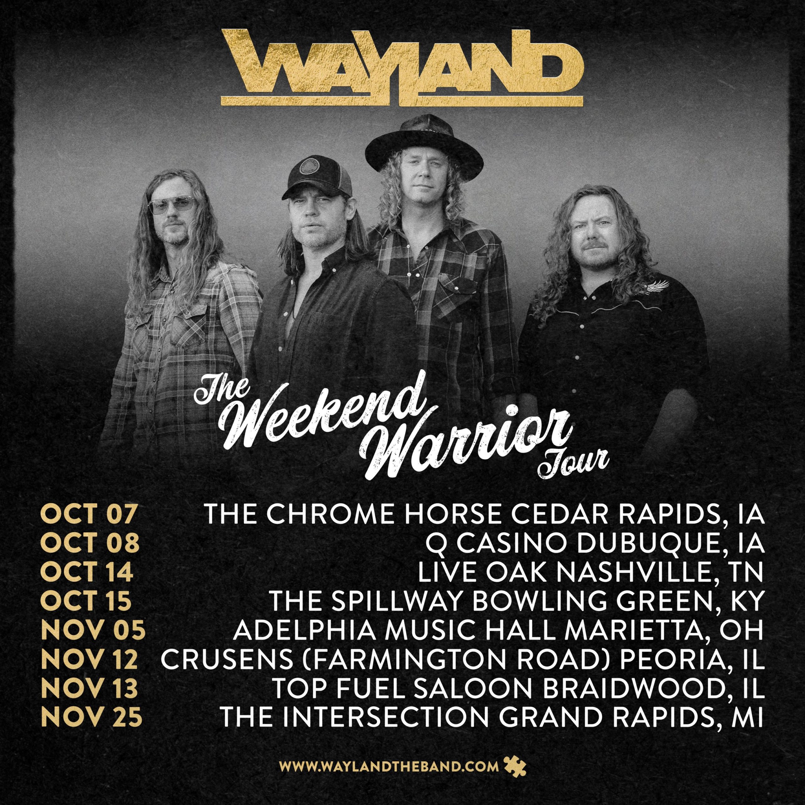 Wayland Announces Weekend Warrior Tour - Wayland The Band